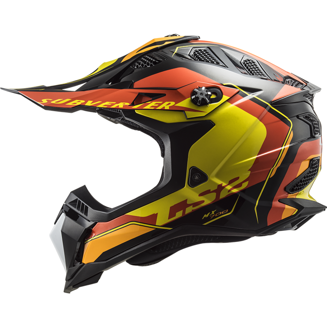 LS2 Subverter EVO Arched Black Yellow Red